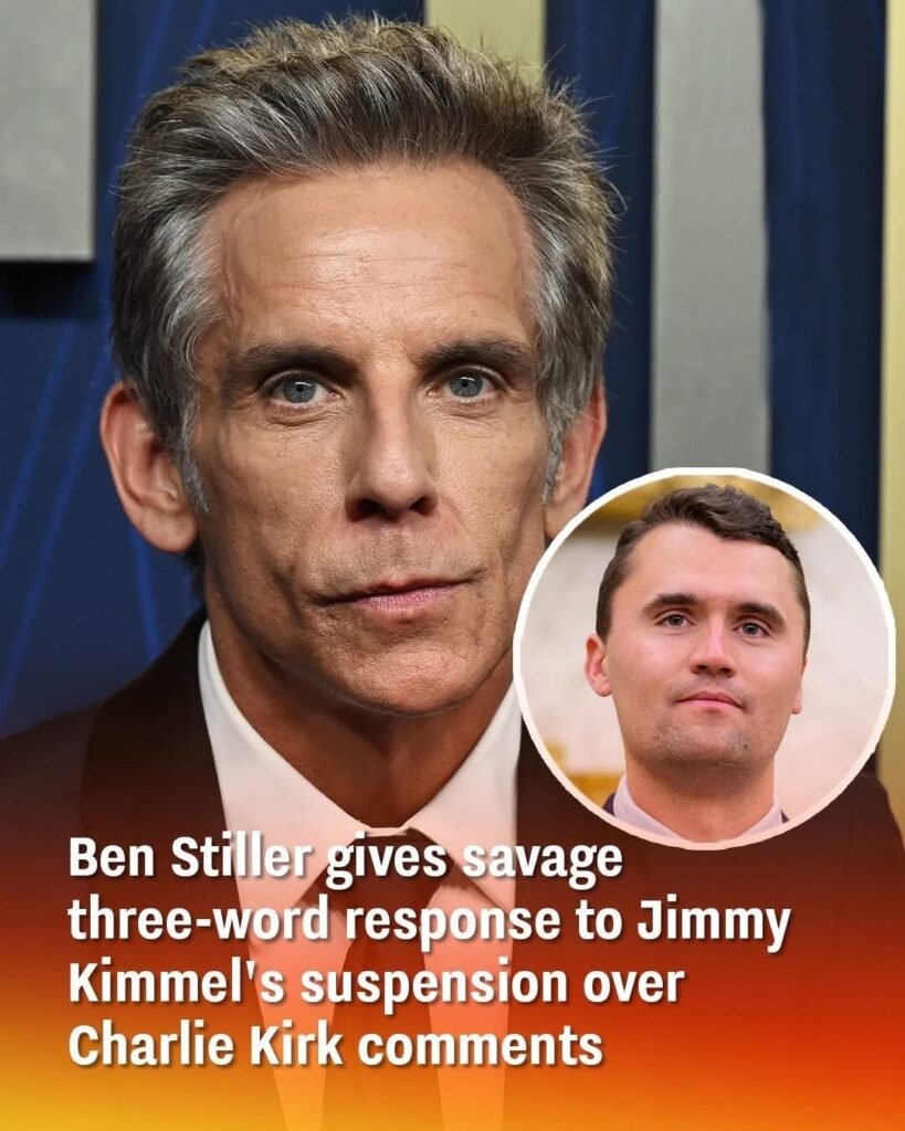 Ben Stiller gives savage three-word response to Jimmy Kimmel’s ...